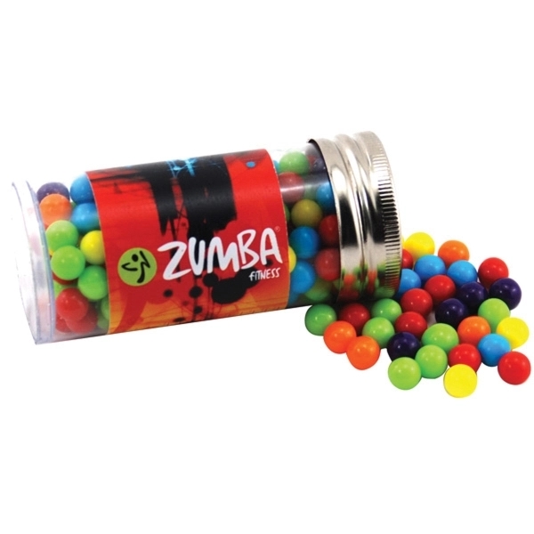 Mini Jawbreakers Candy in a 3 " Plastic Tube with Metal Cap - Cavanadv