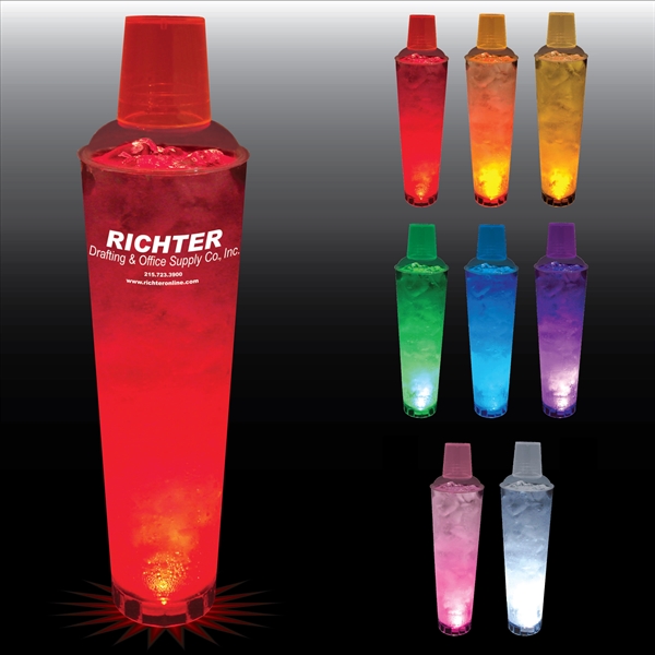32 oz. Plastic Single Light-Up Cocktail Shaker - Cavanadv